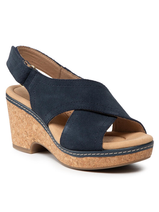 Sandali Clarks Giselle Cove 261581394 Blu scuro | escarpe.it