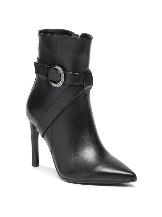 Botki Baldowski D02657-1451-003 Czarny | eobuwie.com.pl