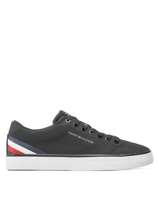 Sneakers Tommy Hilfiger Hi Vulc Core Low Stripes FM0FM04735 Schwarz ...