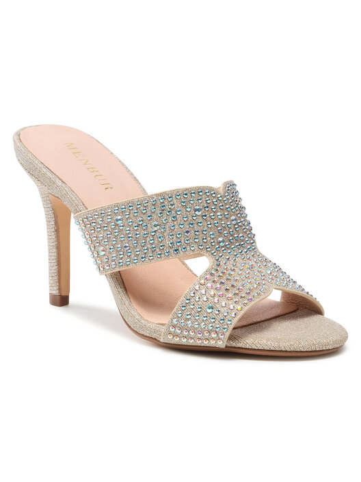 Pantoletten Menbur 22275 Goldfarben | eschuhe.de