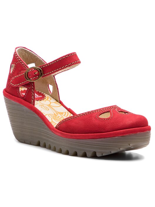 Sandalen Fly London Yunafly P500016135 Rot | eschuhe.de