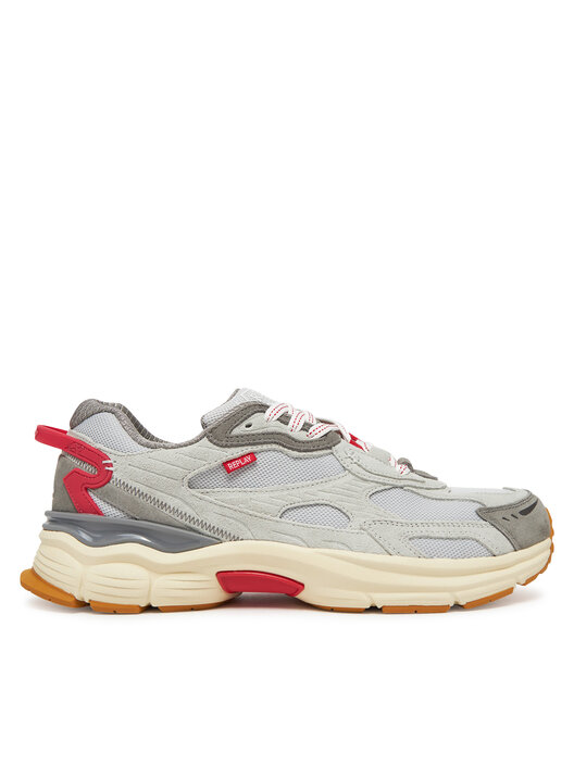 Sneakersy REPLAY GMSD5 .000.C0001T Szary | eobuwie.com.pl