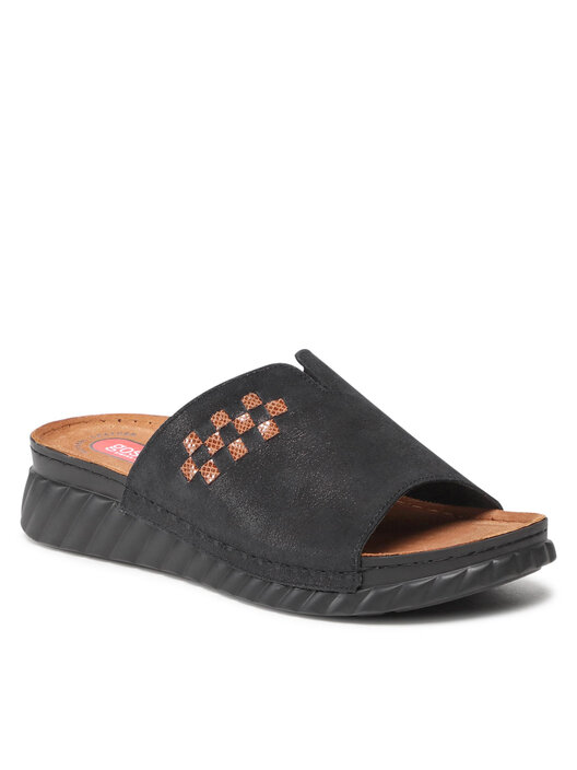 Klapki Go Soft EST-2299-02 Czarny | eobuwie.com.pl