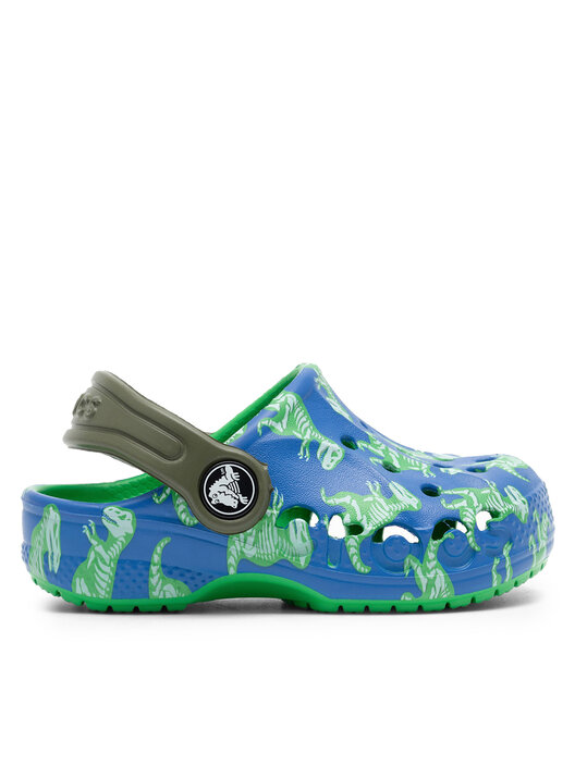 Klapki Crocs BAYA GRAPHIC CLOG T 206814-4LB Niebieski | eobuwie.com.pl