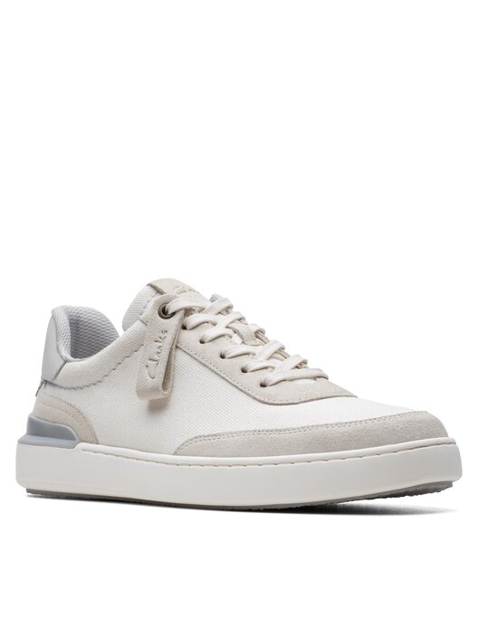 Halbschuhe Clarks CourtLite Tor 26170209 Weiß | eschuhe.de