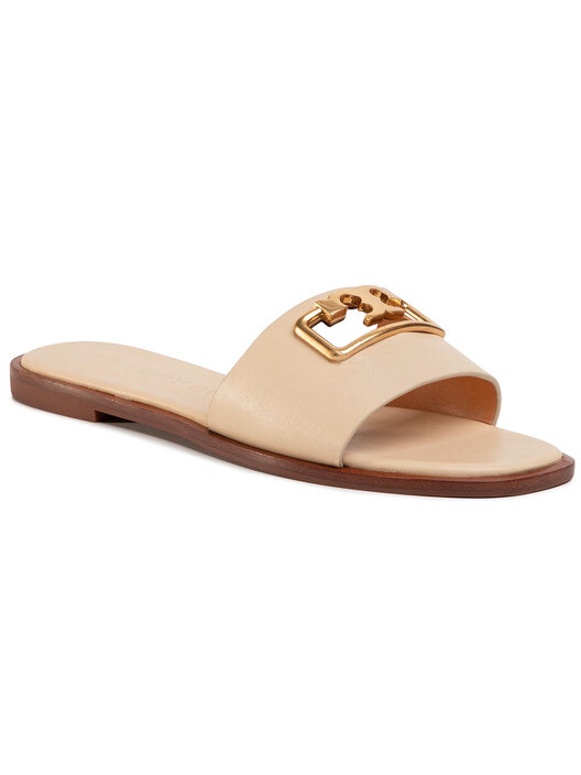 Şlapi Tory Burch Selby Slide 63527 Bej | epantofi.ro
