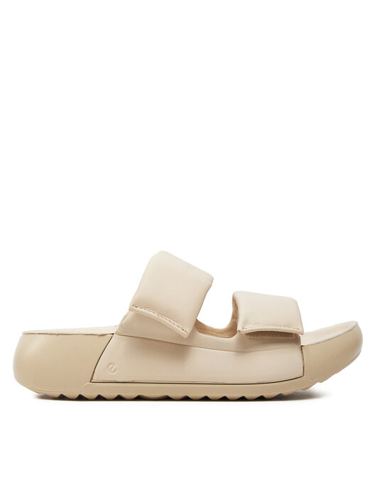 Klapki ECCO Cozmo Pf W 20666301378 Beżowy | eobuwie.com.pl