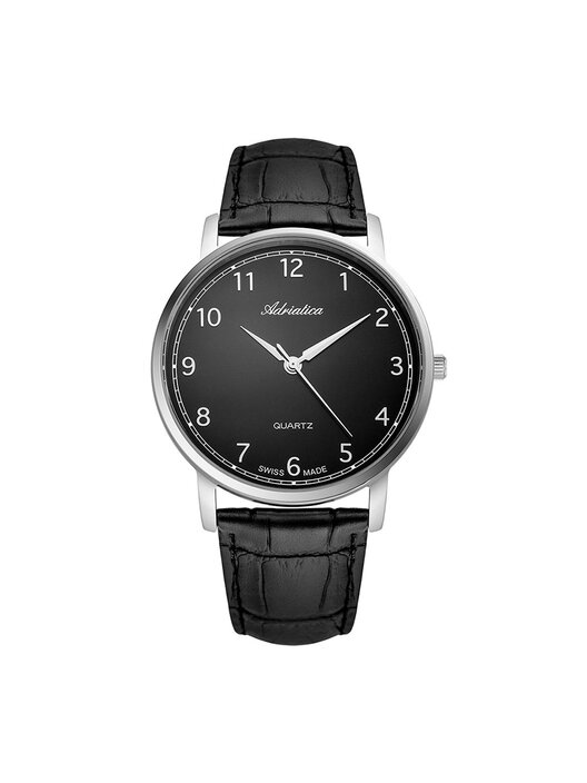 Zegarek Adriatica A1287.5224Q Czarny | eobuwie.com.pl