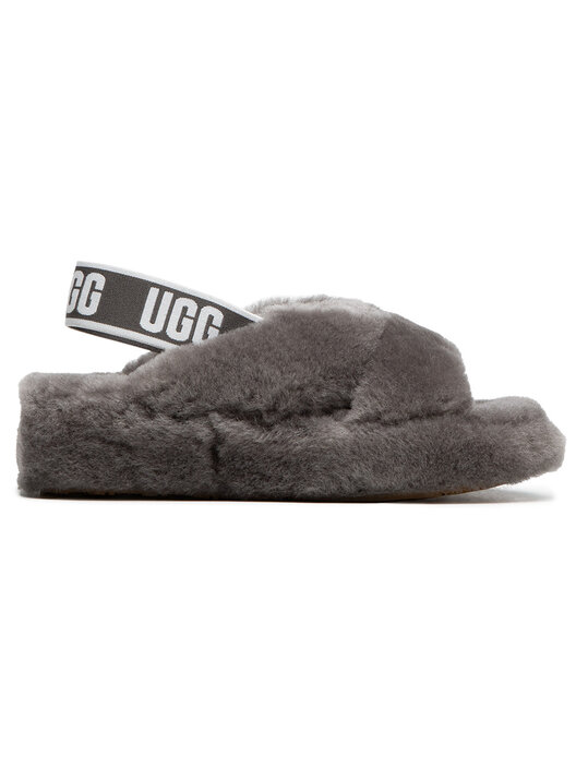 Pantofole Ugg W Fab Yeah 1117935 Grigio | escarpe.it