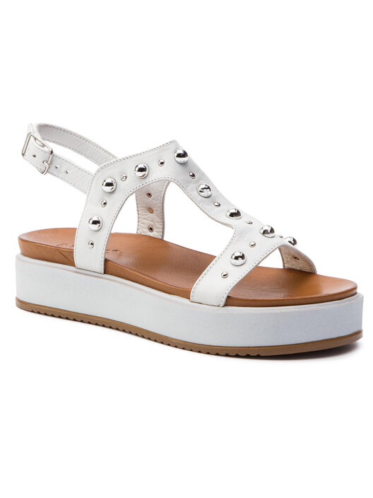 Sandały Inuovo 112013 Biały | eobuwie.com.pl