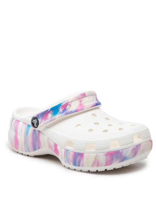 Чехли Crocs Classic Platform Dream Clog W 207580 Бял | obuvki.bg