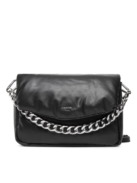 Τσάντα Calvin Klein Puffed Shoulder Bag K60K609854 Μαύρο | epapoutsia.gr