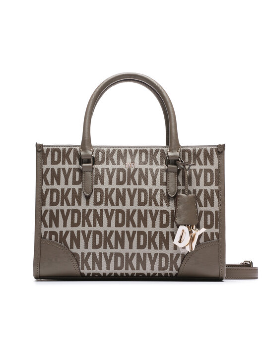 Borsetta DKNY Perri Box Satchel R33DYY94 Marrone | escarpe.it
