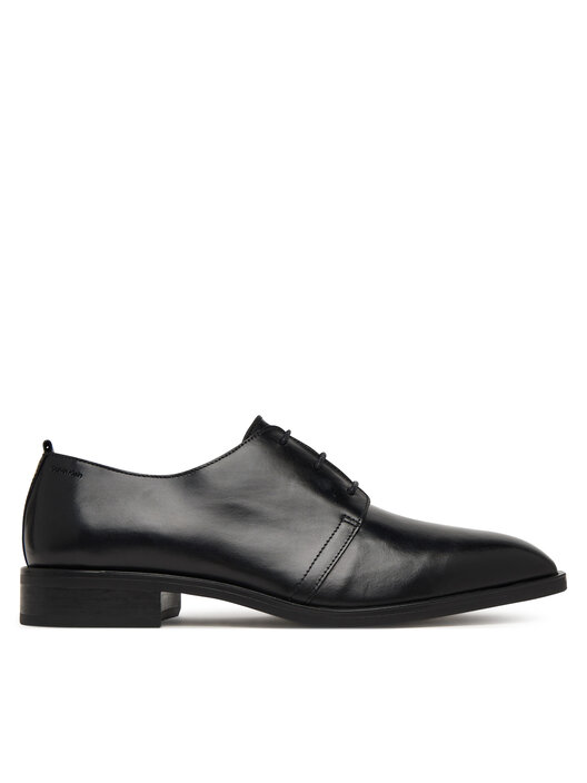 Halbschuhe Calvin Klein Slim Clean Derby Lth HM0HM02004 Schwarz ...