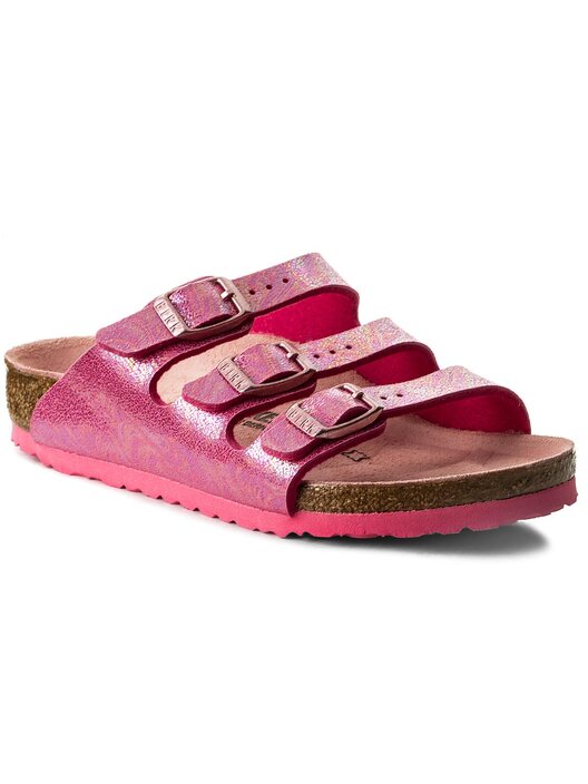 Nazouváky Birkenstock Florida Kids 1003411 Růžová | eobuv.cz