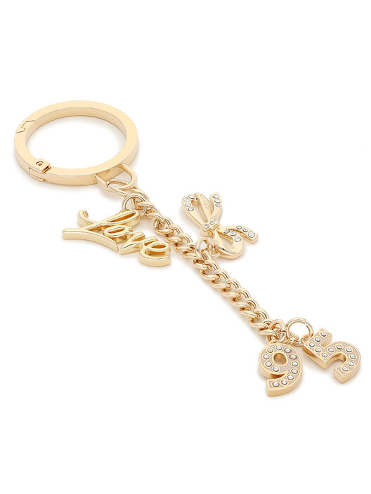 Brelok Liu Jo Key Ring 95 AF1123 A0001 Złoty | eobuwie.com.pl