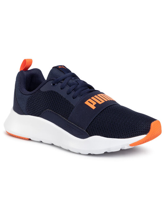 Buty halowe Puma Wired Jr 366901 13 Granatowy | eobuwie.com.pl
