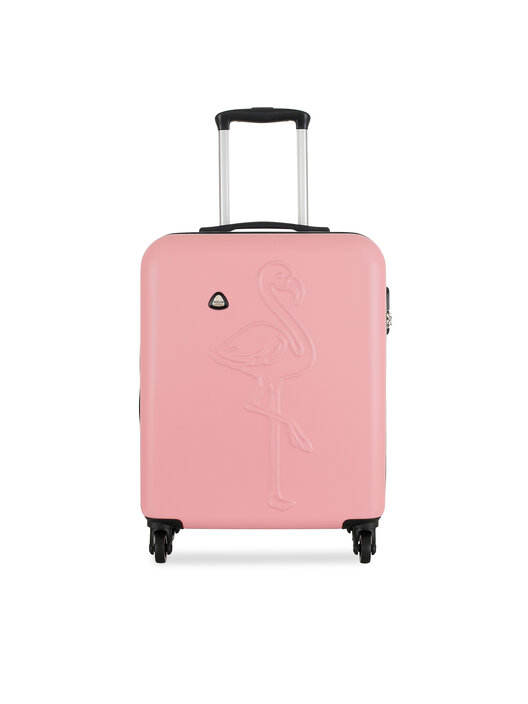 Самолетен куфар за ръчен багаж Semi Line T5920-1 Розов | obuvki.bg
