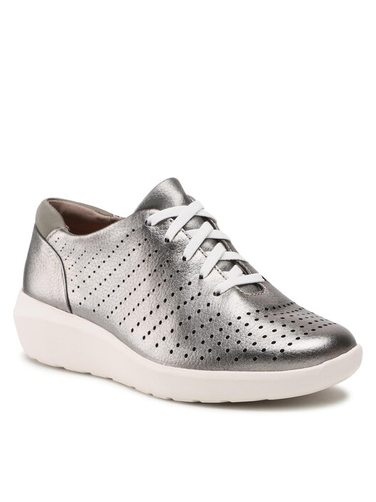 Sneakers Clarks Keyleigh Aster 261648394 Argento | escarpe.it