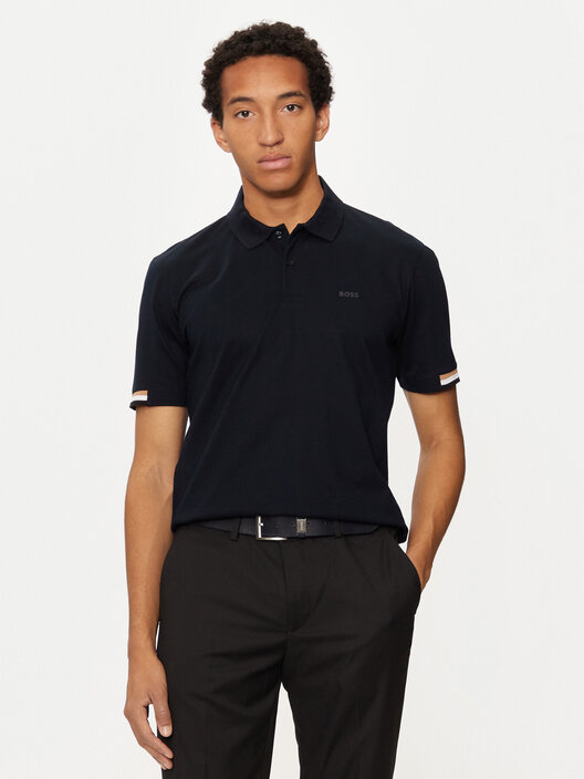 Boss Poloshirt Parlay 147 50467113 Dunkelblau Regular Fit | eschuhe.de