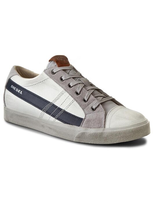 Sneakersy Diesel D-String Low Y01107 P0919 H6105 Biały | eobuwie.com.pl