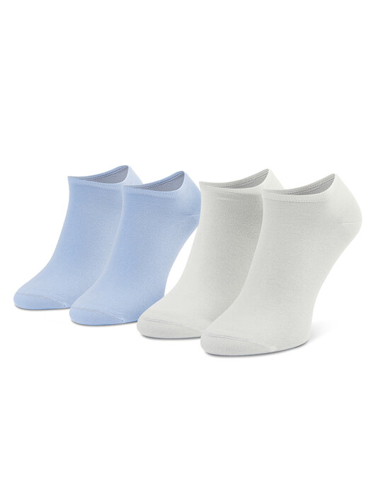 Set di 2 paia di calzini corti da donna Tommy Hilfiger 343024001 Blu ...