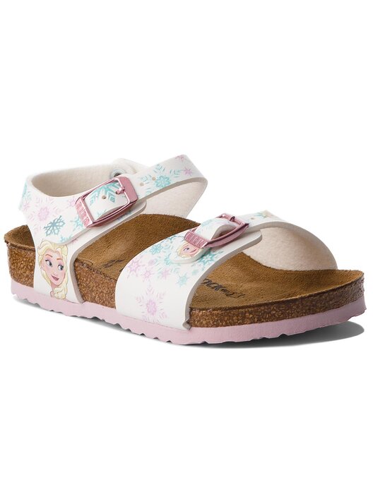 Sandalen Birkenstock Rio Plain 1010352 Weiß | eschuhe.de