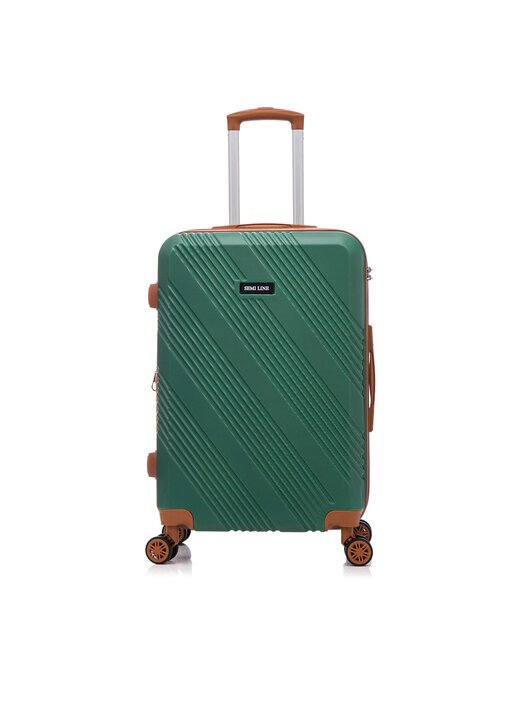 Valiză mare Semi Line T5852-3 Verde | epantofi.ro