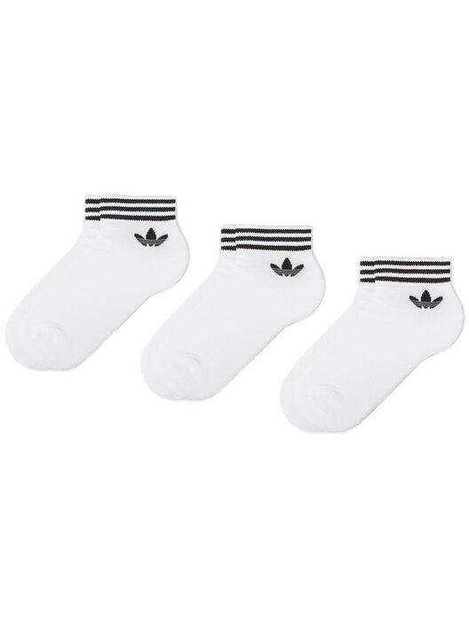 Zestaw 3 par niskich skarpet unisex adidas Tref Ank Sck Hc EE1152 Biały ...