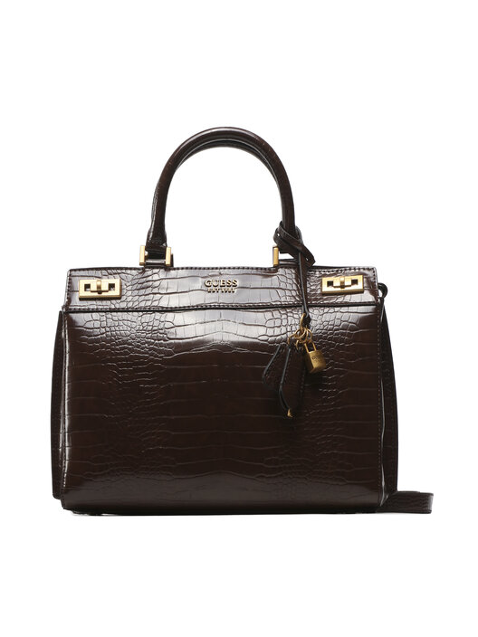 Bolso Guess Katey Croc (CB) HWCB84 94270 Marrón | zapatos.es