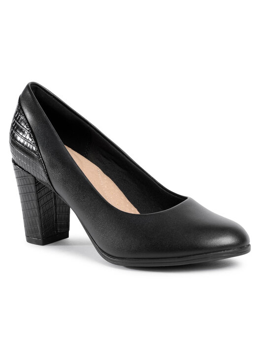 Półbuty Clarks Alayna Ray 261529824 Czarny | eobuwie.com.pl