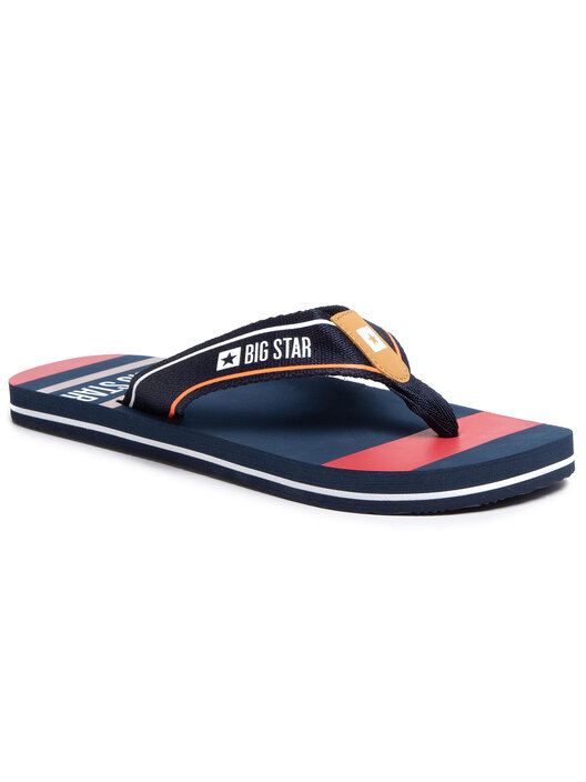 Chancletas Big Star Shoes FF174459 Azul marino | zapatos.es