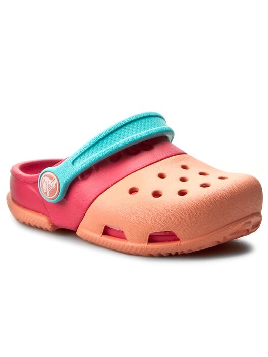 Klapki Crocs Electro II Clog 15608 Różowy | eobuwie.com.pl