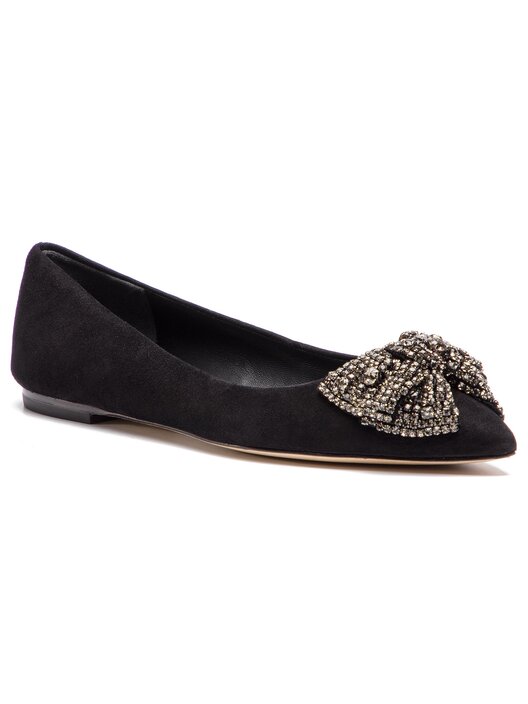 Baleriny Tory Burch Esme Flat 53029 Czarny | eobuwie.com.pl