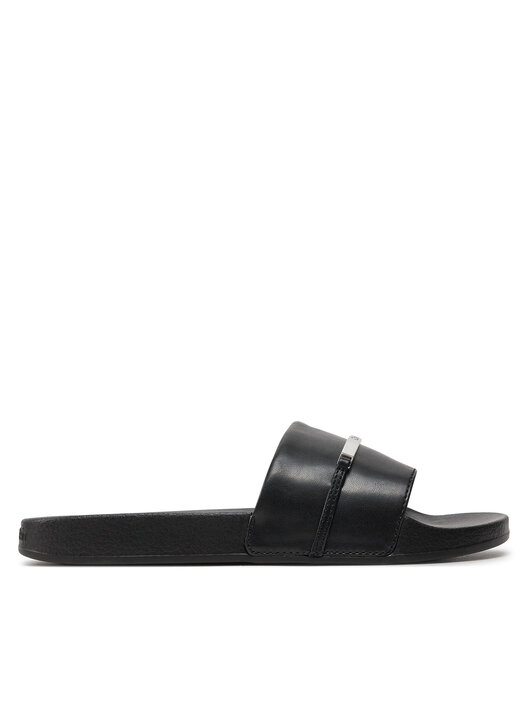Chanclas Calvin Klein Pool Slide Metal Bar HW0HW01980 Negro | zapatos.es