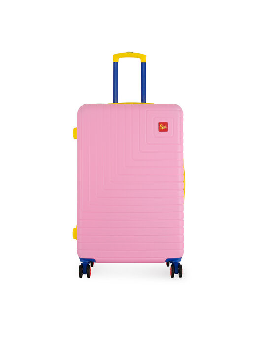 Голям куфар Semi Line T5941-3 Розов | obuvki.bg
