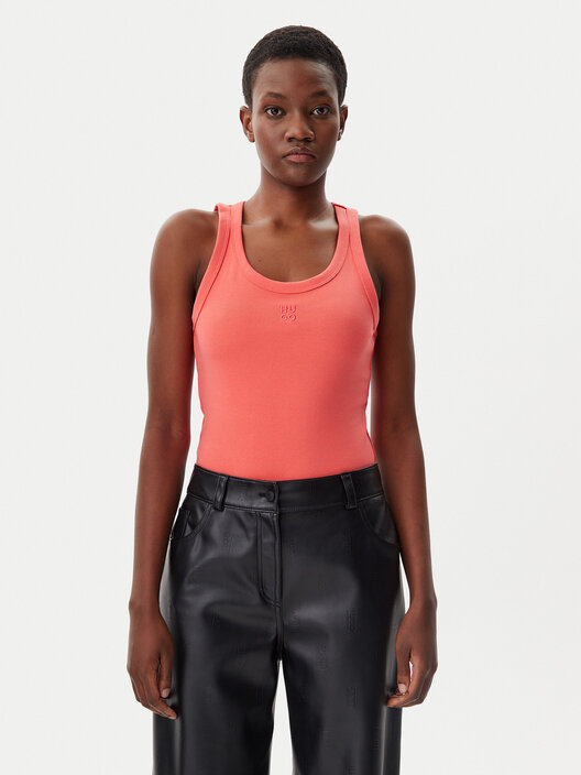 HUGO Top Datamia 50514489 Rosso Slim Fit | escarpe.it