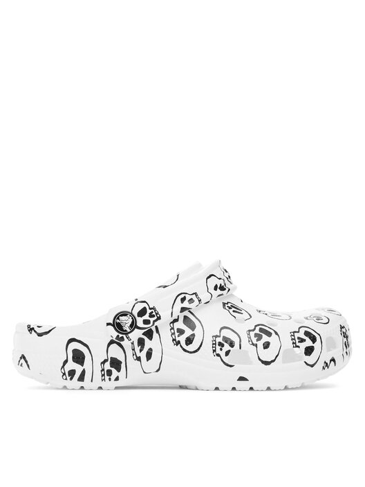 Чехли Crocs Crocs Classic Skull Print Clog 208993 Бял | obuvki.bg