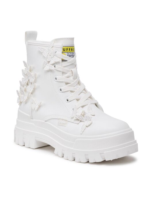 Trapery Buffalo Aspha Rld Butterflie BN16222421 Biały | eobuwie.com.pl