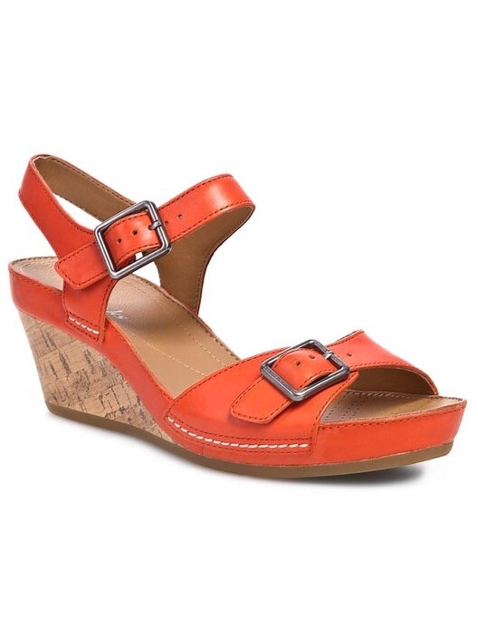 Sandali Clarks Rusty Art 203580664 Arancione | escarpe.it