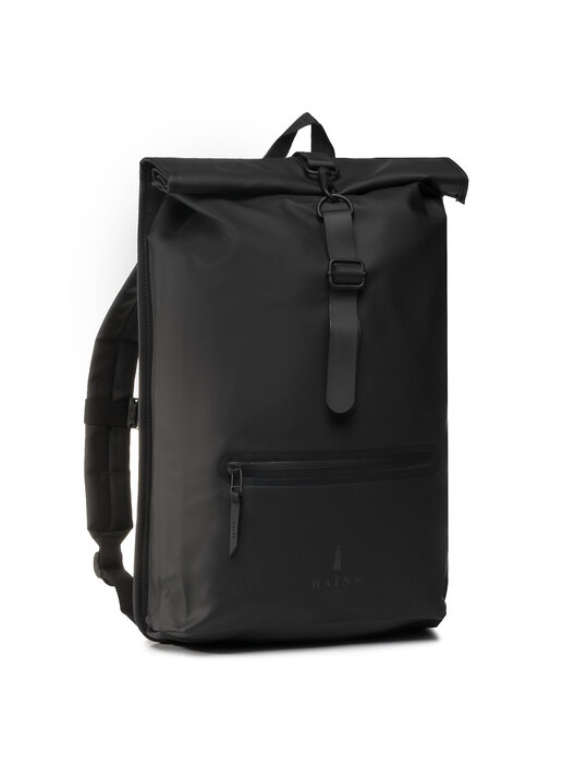 Rucksack Rains Roll Top Rucksack 1316 Schwarz | eschuhe.de