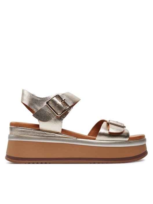 Sandały Inuovo A98011 Złoty | eobuwie.com.pl