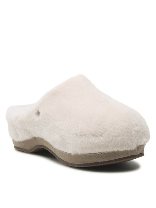 Пантофи EMU Australia Nahn Teddy Wool W12800 Бял | obuvki.bg