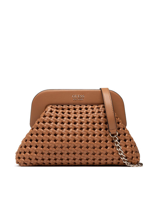 Handtasche Guess Sicilia Frame Clutch HWWG84 90170 Braun | eschuhe.de