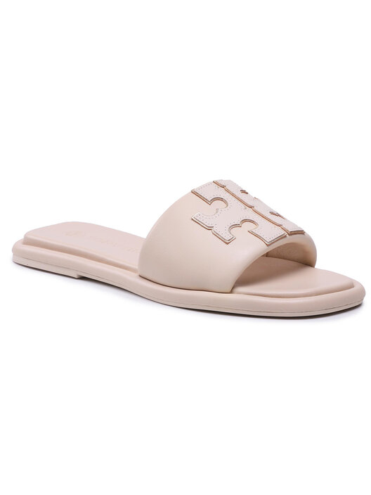 Şlapi Tory Burch Double Sport Slide 79985 Bej | epantofi.ro