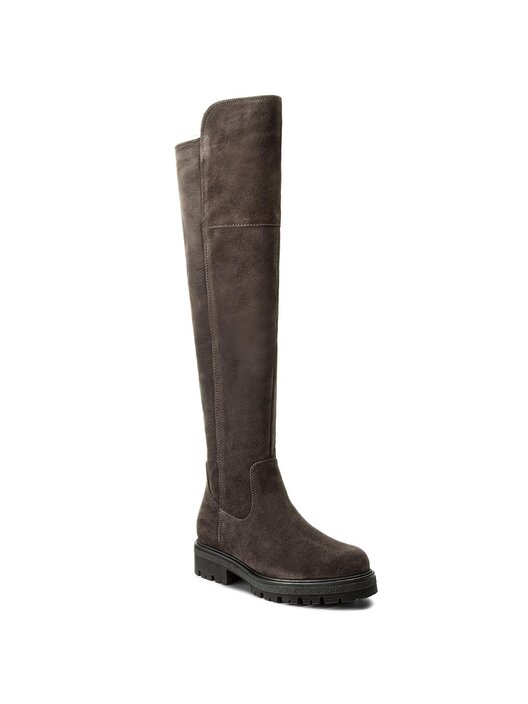 Cizme lungi muschetar Tamaris 1-25561-39 Gri | epantofi.ro