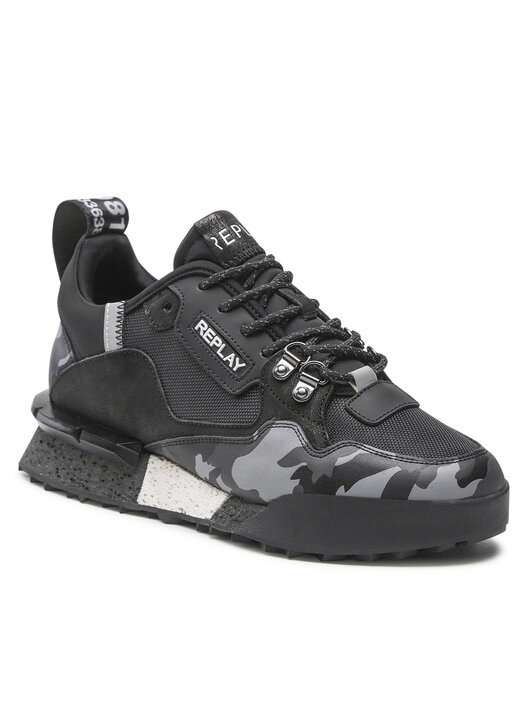 Sneakersy Replay Field Speed GMS1P.000.C0018L Černá | eobuv.cz
