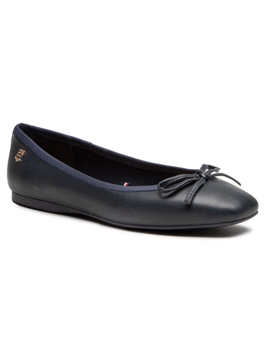 Baleriny Tommy Hilfiger Essential Square Toe Ballerina FW0FW05635 ...