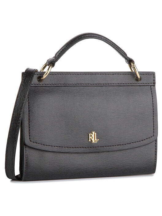 Дамска чанта Lauren Ralph Lauren Top Handl BB 412754834001 Черен ...