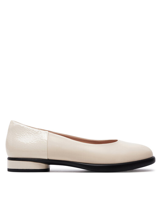 Baleriny ECCO 22230301378 Beżowy | eobuwie.com.pl